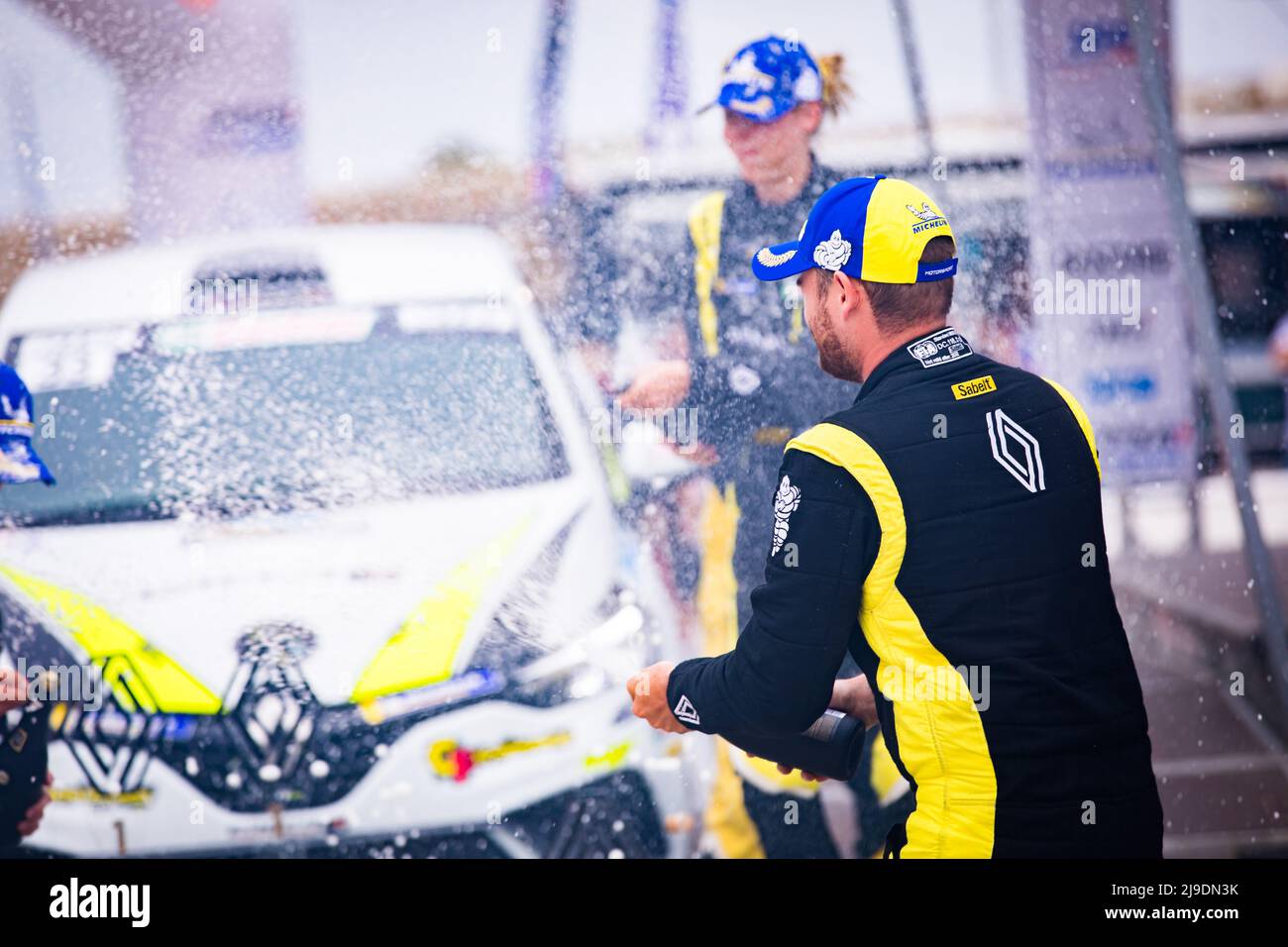STIRLING Benjamin, WEHREY Florence, Renault Clio RS Line, portrait during the Rallye Antibes ...