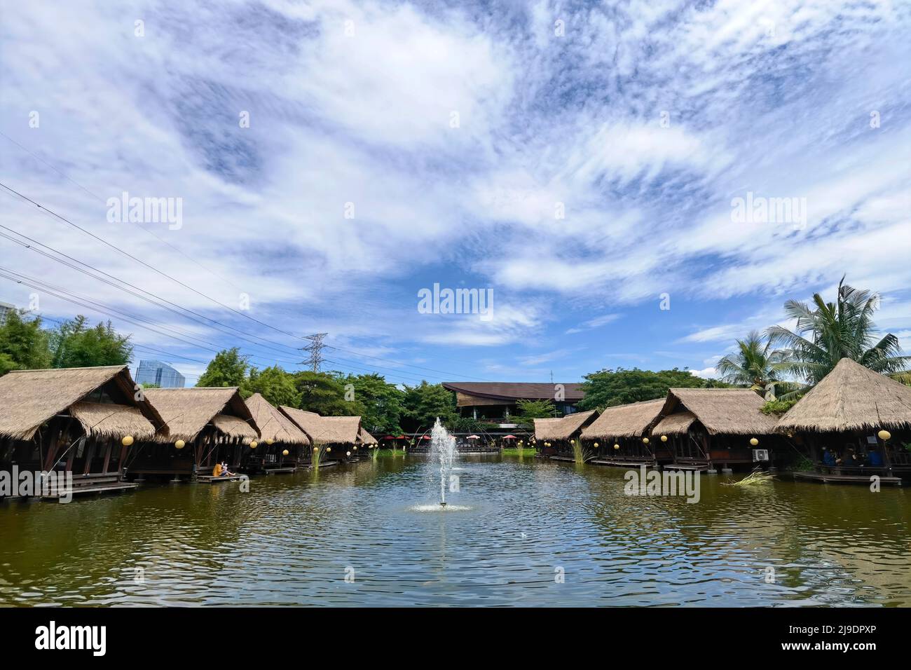 Talaga Sampireun Resto at Jakarta Indonesia Stock Photo - Alamy