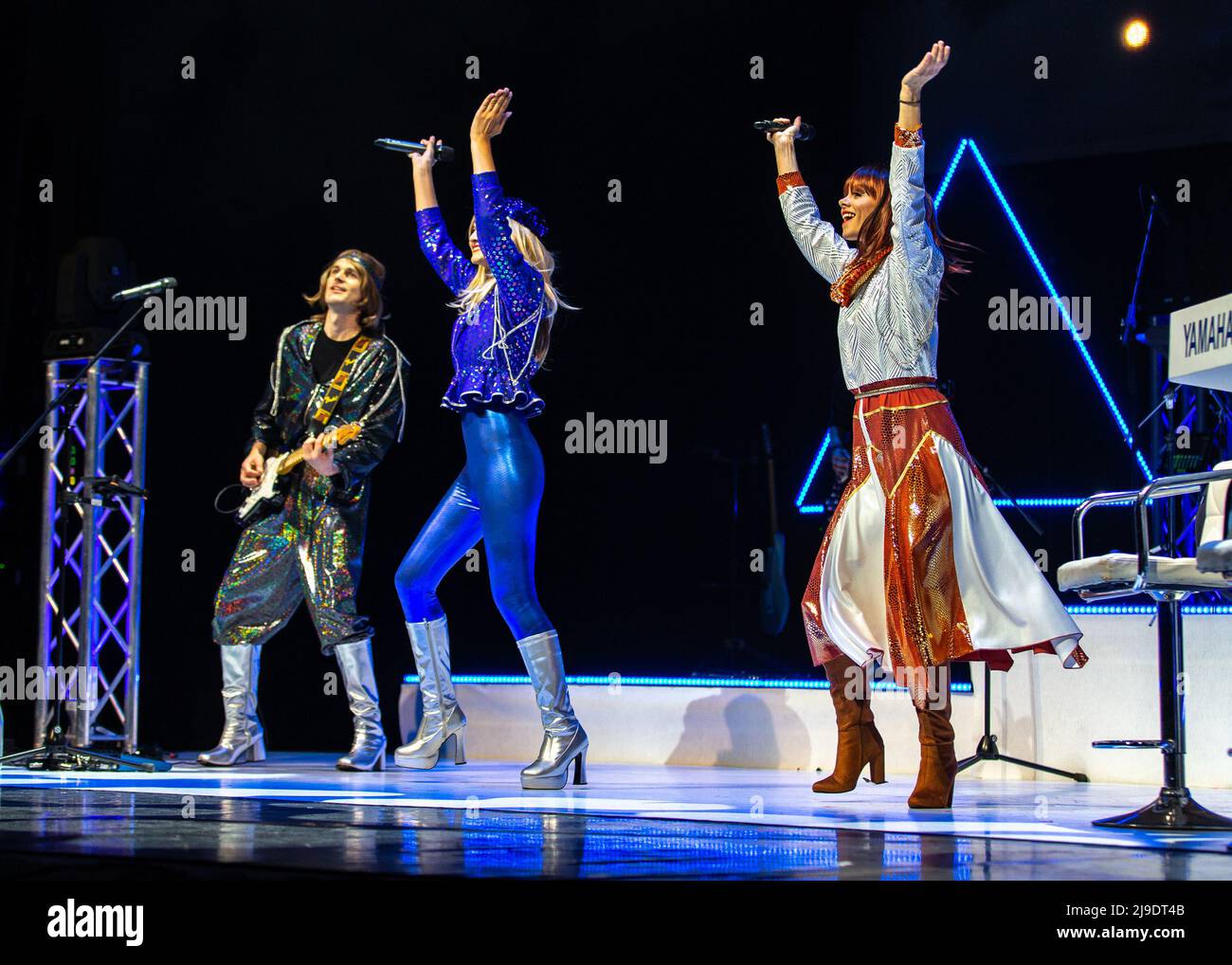 ABBA MANIA Photocall held at Shaftesbury Theatre, Shaftesbury Ave ...