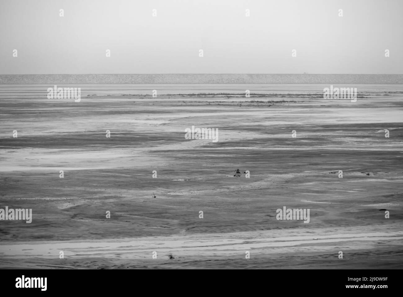 The beautiful and curious tidal mud flat Stock Photo - Alamy