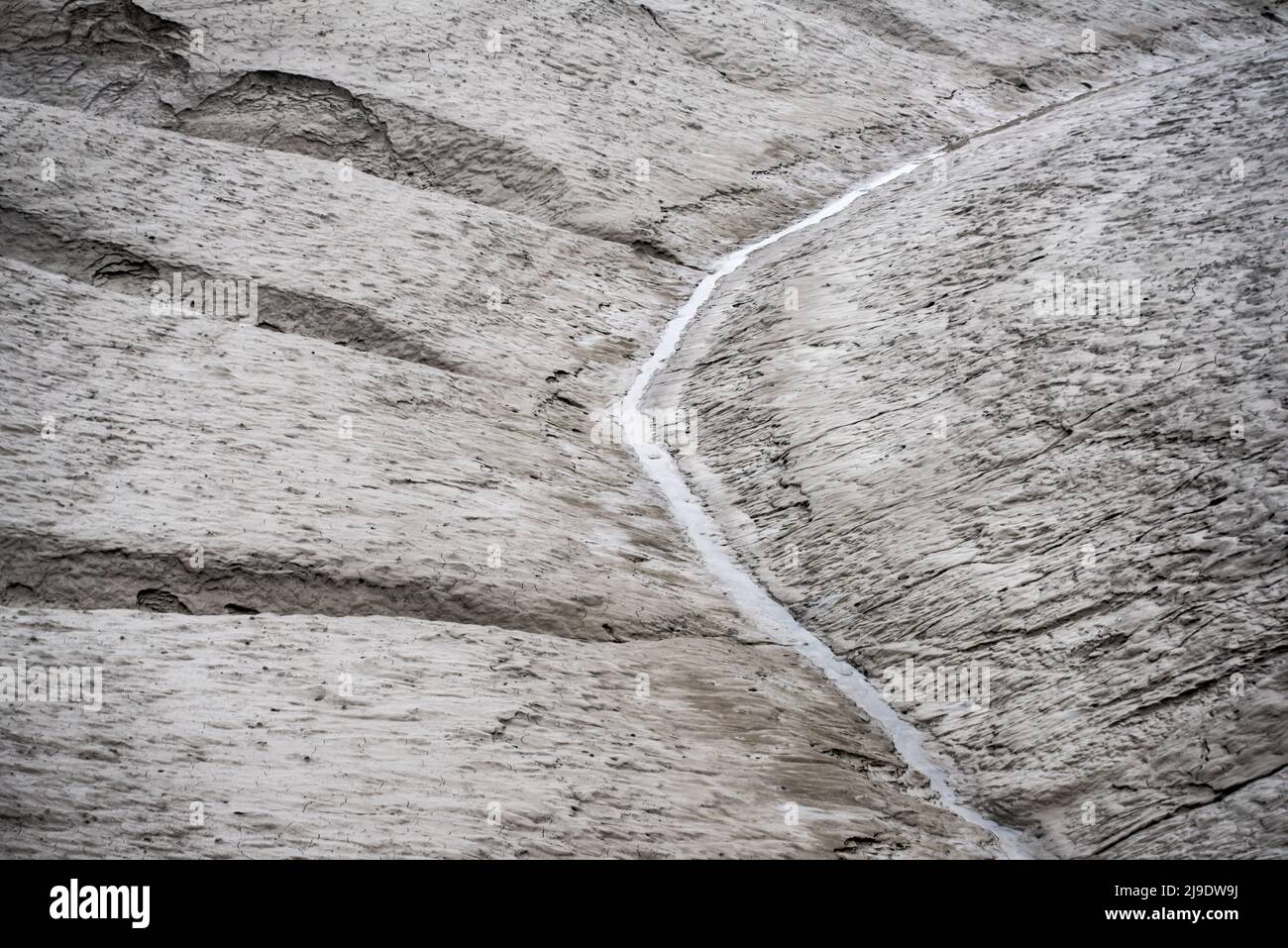The beautiful and curious tidal mud flat Stock Photo - Alamy