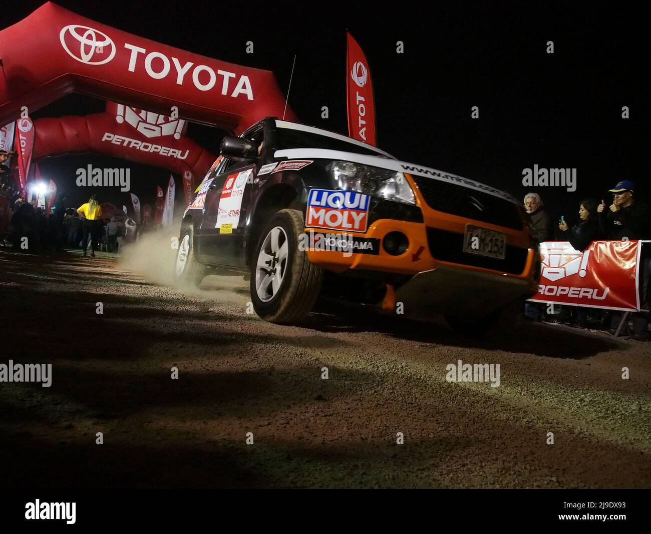 Tuck racing at the starting line and promotional Super Prime of the ...