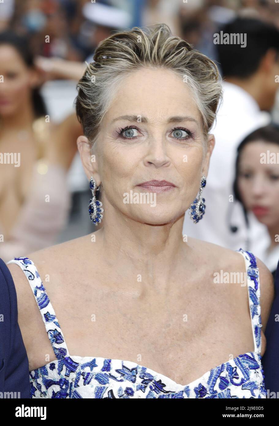 Cannes, France. 22nd May, 2022. Sharon Stone attends the screening of ...