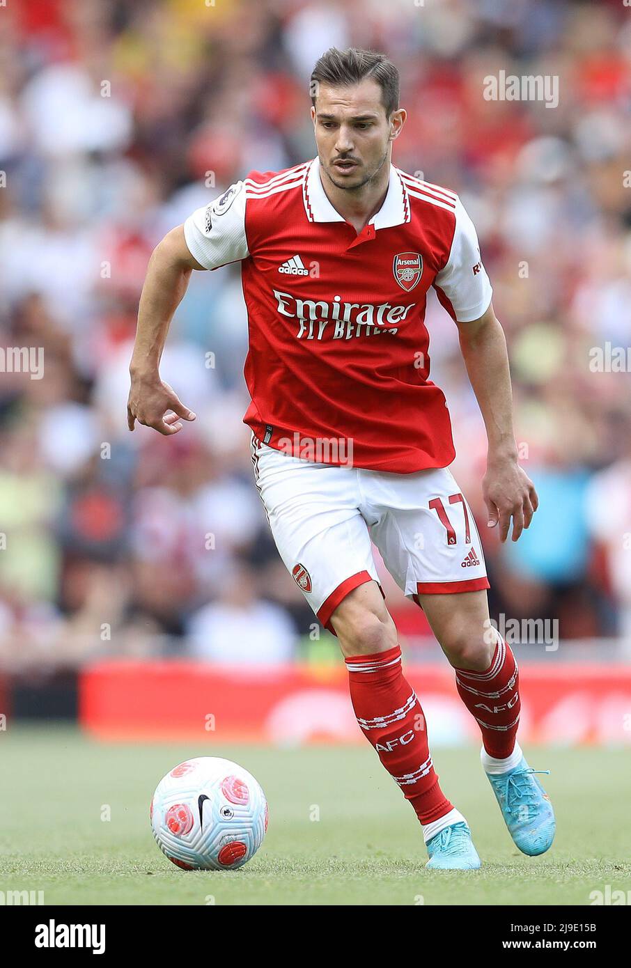 London, England, 22nd May 2022. Cédric Soares of Arsenal during the ...