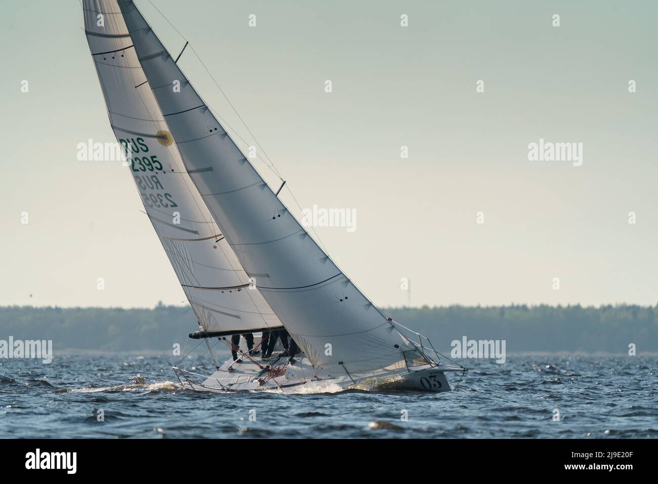 Racing yacht sunset hi-res stock photography and images - Alamy