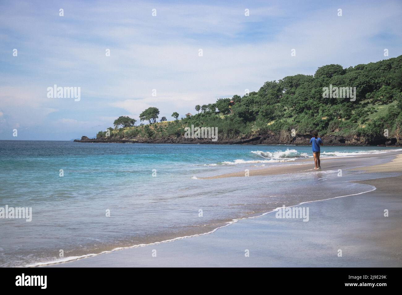 alone on the beach Stock Photo - Alamy
