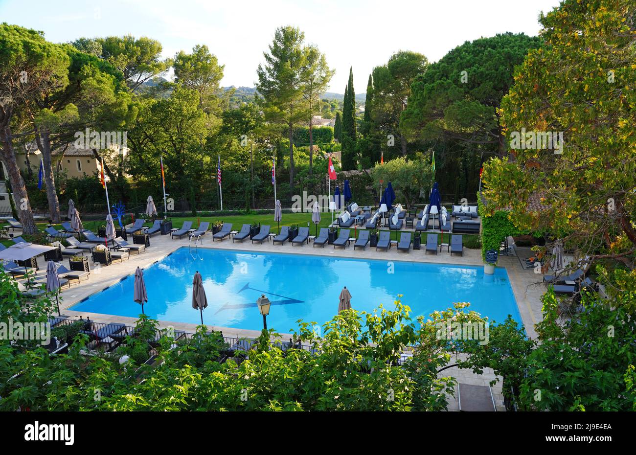SAINT-REMY-DE-PROVENCE, FRANCE -29 JUN 2021- View of the Vallon de ...