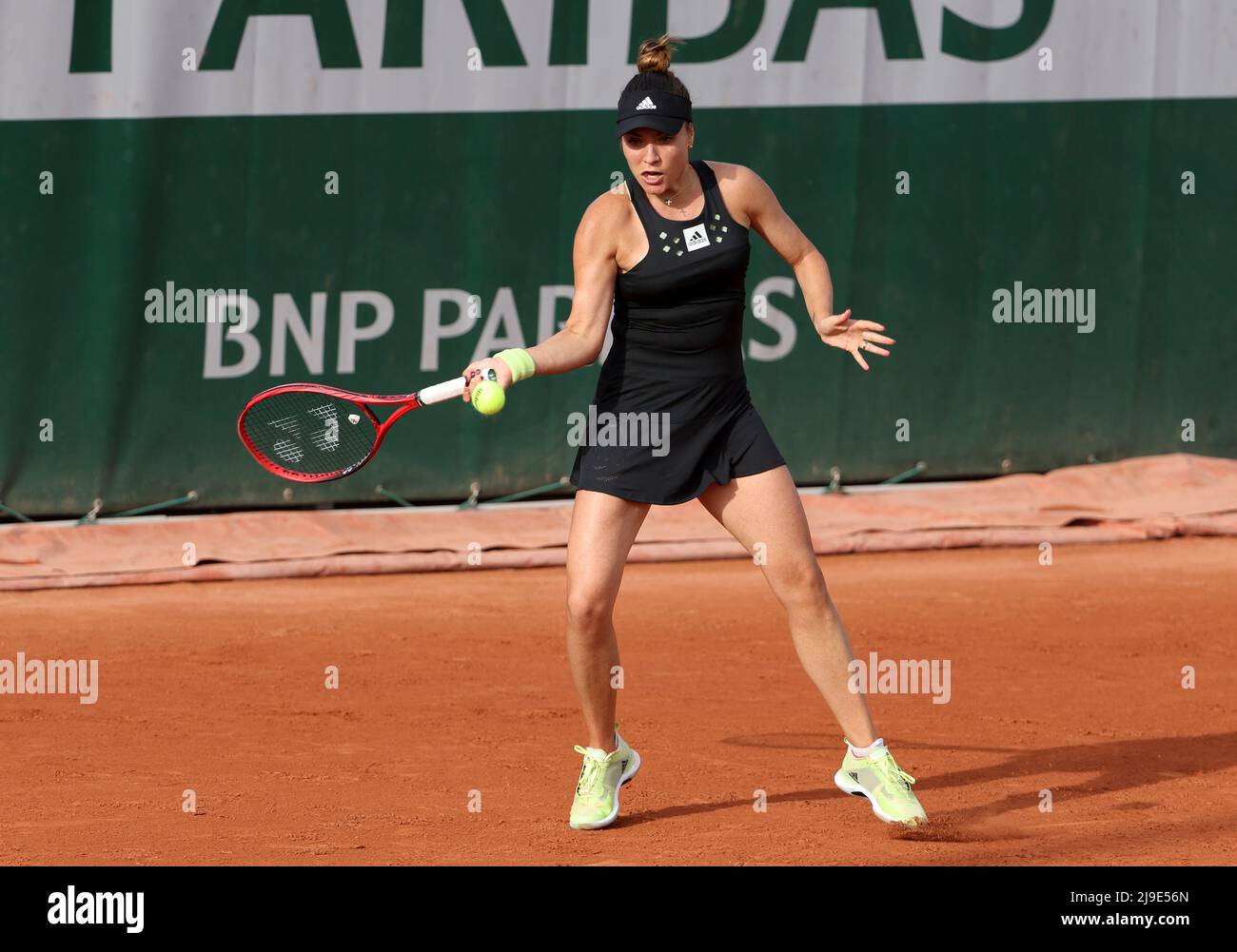 Elena-Gabriela Ruse of Romania during day 1 of the French Open 2022, a ...
