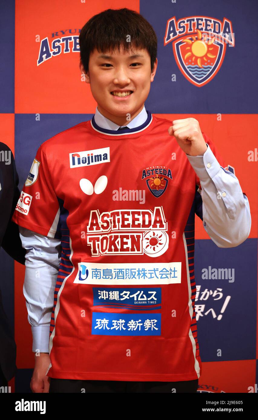 May 20, 2022, Tokyo, Japan - Tokyo Olympics table tennis bronze ...