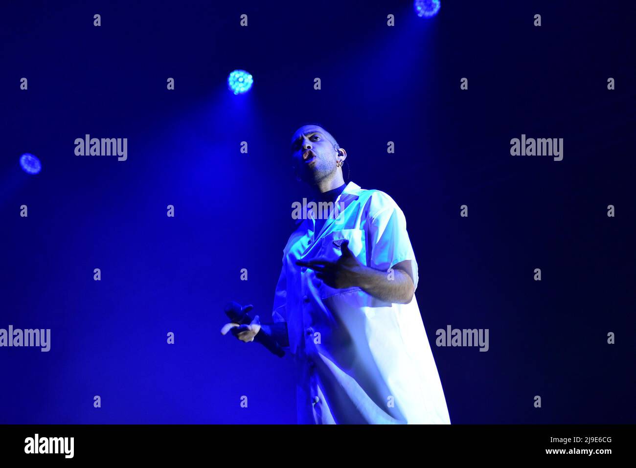 The Italian singer and lyricist Alessandro Mahmoud, known as Mahmood ...