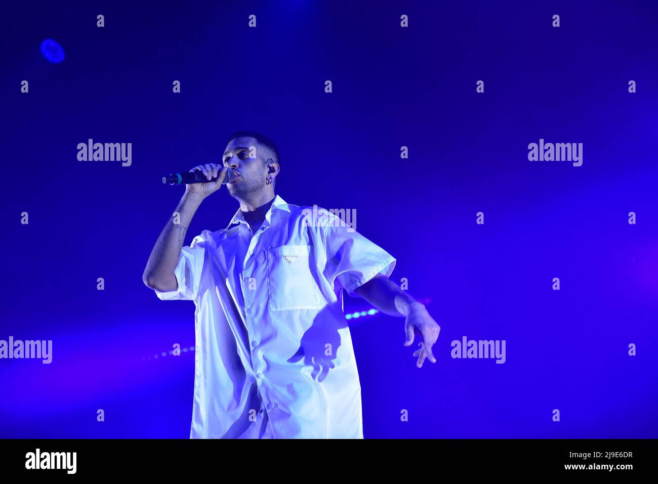 The Italian singer and lyricist Alessandro Mahmoud, known as Mahmood ...