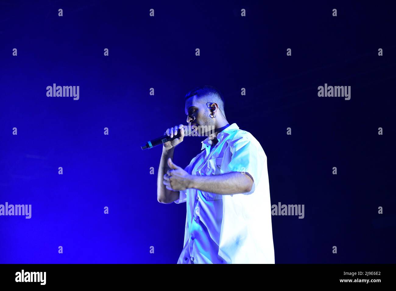 The Italian singer and lyricist Alessandro Mahmoud, known as Mahmood ...