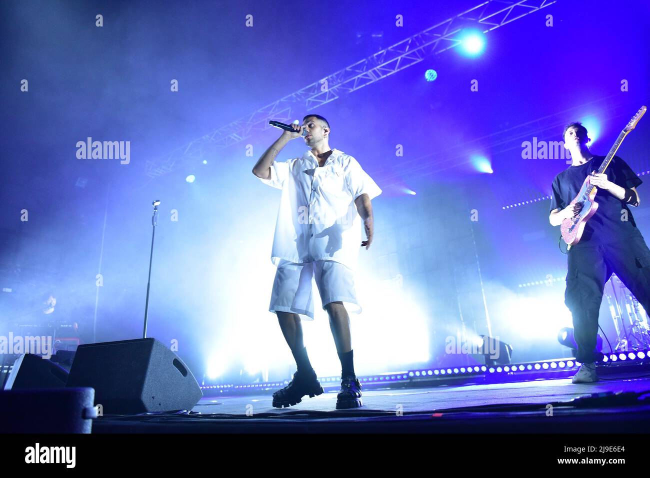 The Italian singer and lyricist Alessandro Mahmoud, known as Mahmood ...