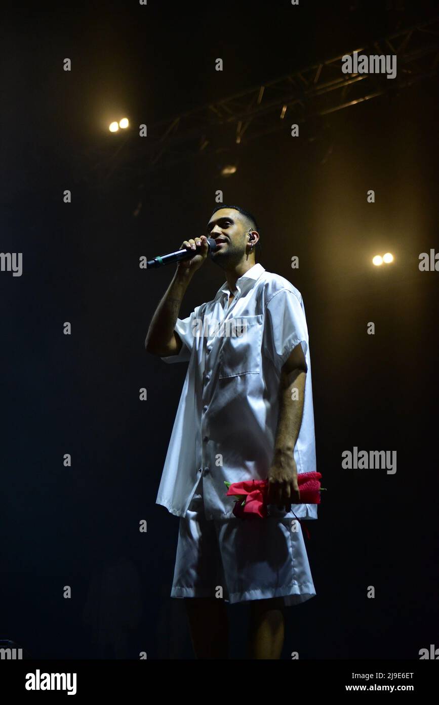 The Italian singer and lyricist Alessandro Mahmoud, known as Mahmood ...