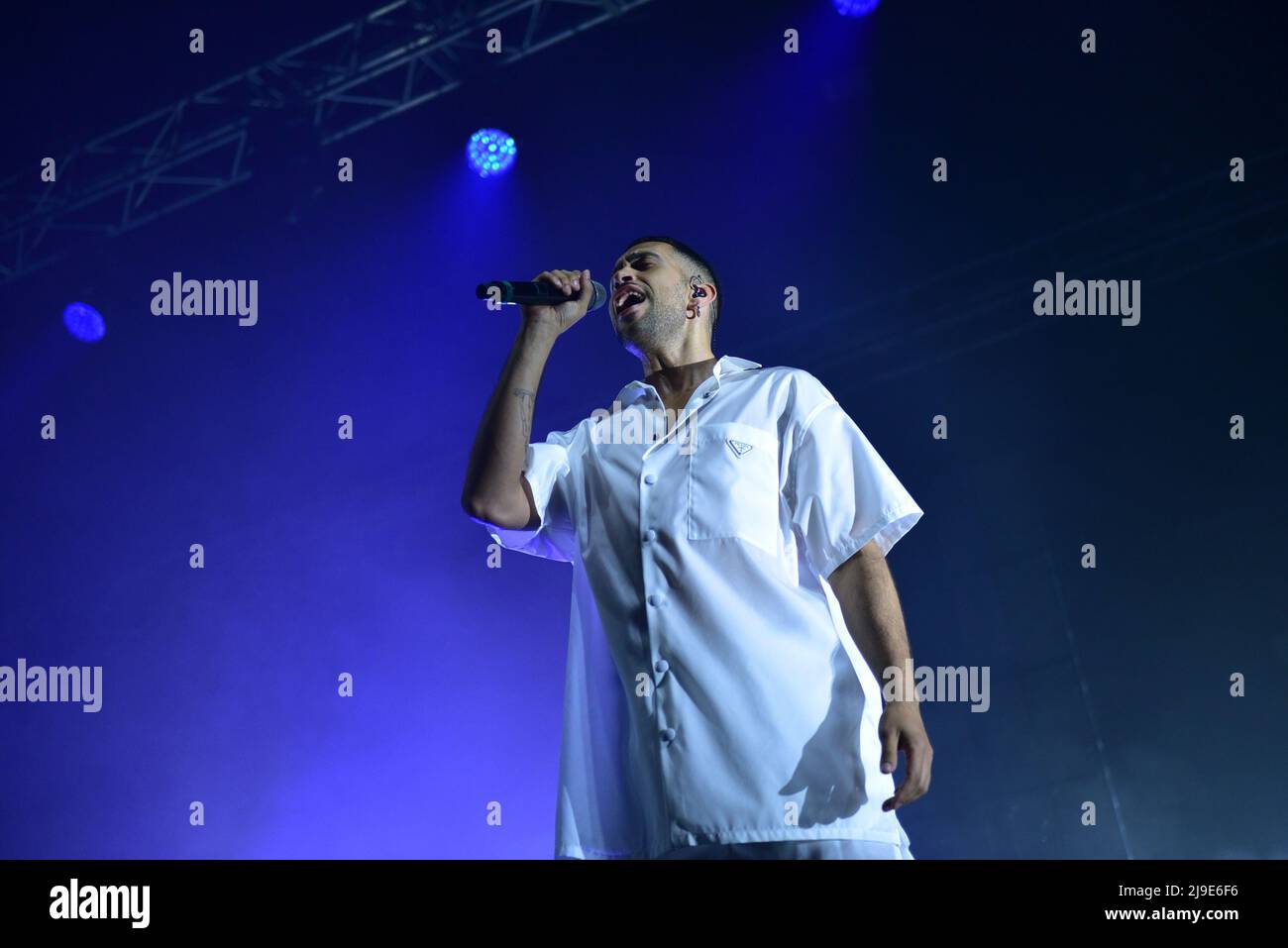 The Italian singer and lyricist Alessandro Mahmoud, known as Mahmood ...