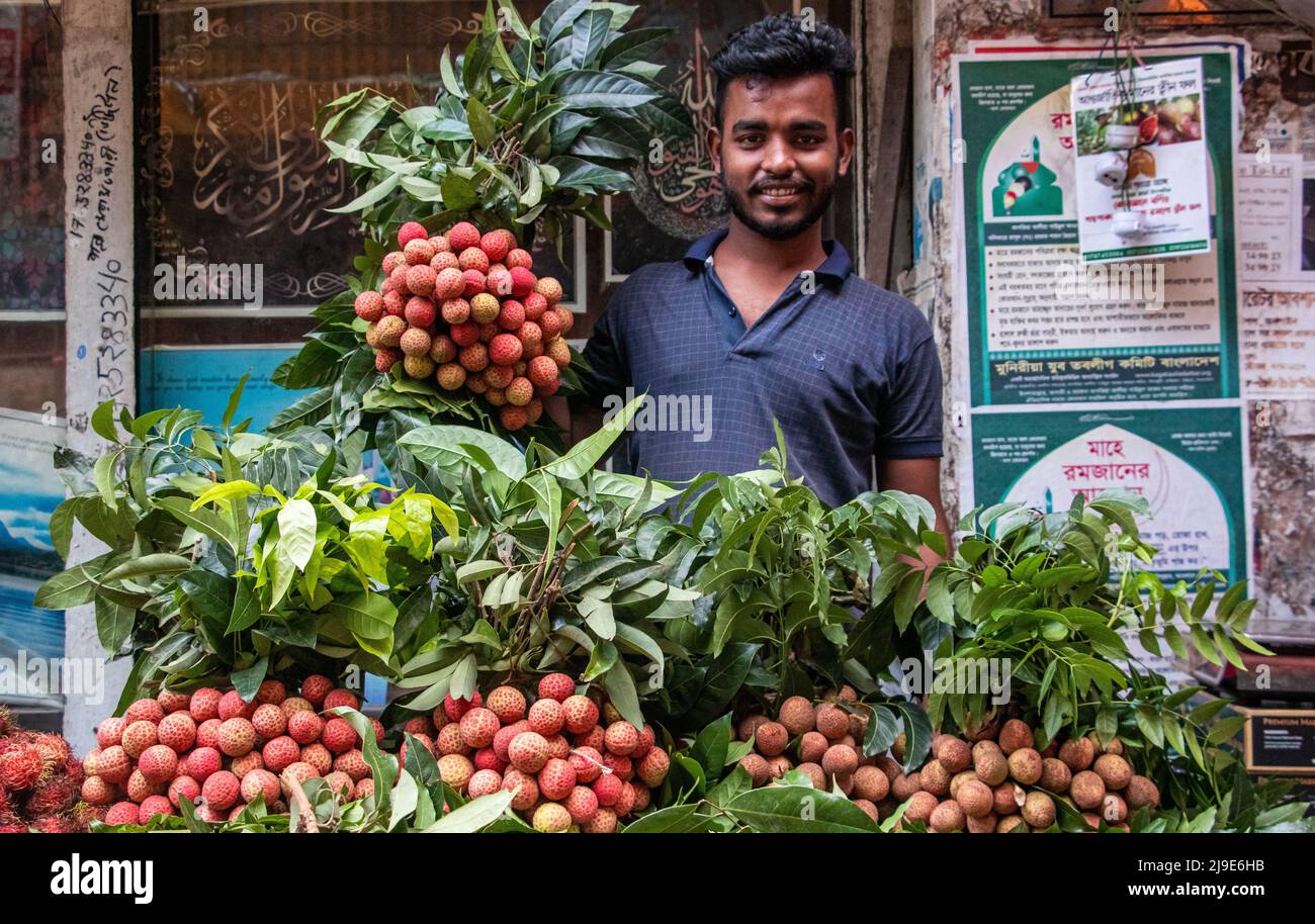Dhaka, Bangladesh. 22nd May, 2022. Lichi is a fruit that is very ...