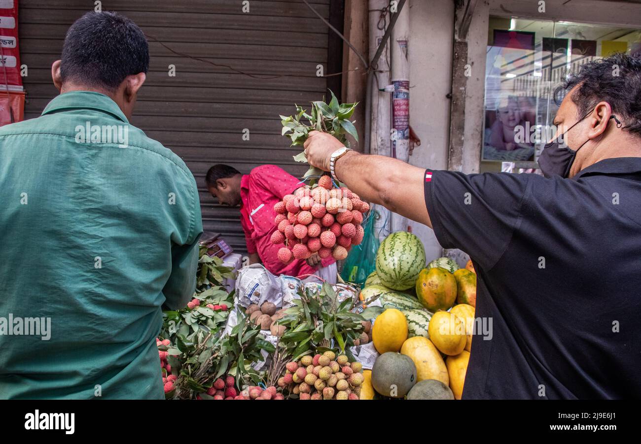 Dhaka, Bangladesh. 22nd May, 2022. Lichi is a fruit that is very ...