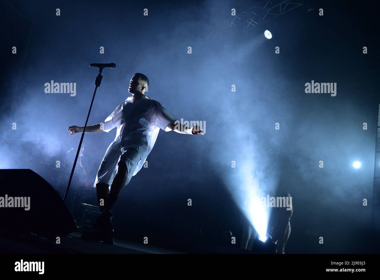 The Italian singer and lyricist Alessandro Mahmoud, known as Mahmood ...