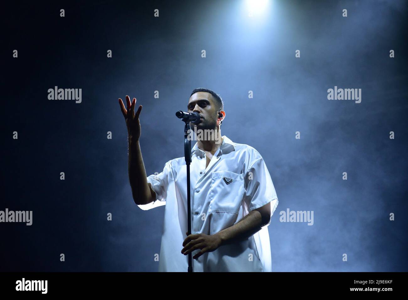 The Italian singer and lyricist Alessandro Mahmoud, known as Mahmood ...