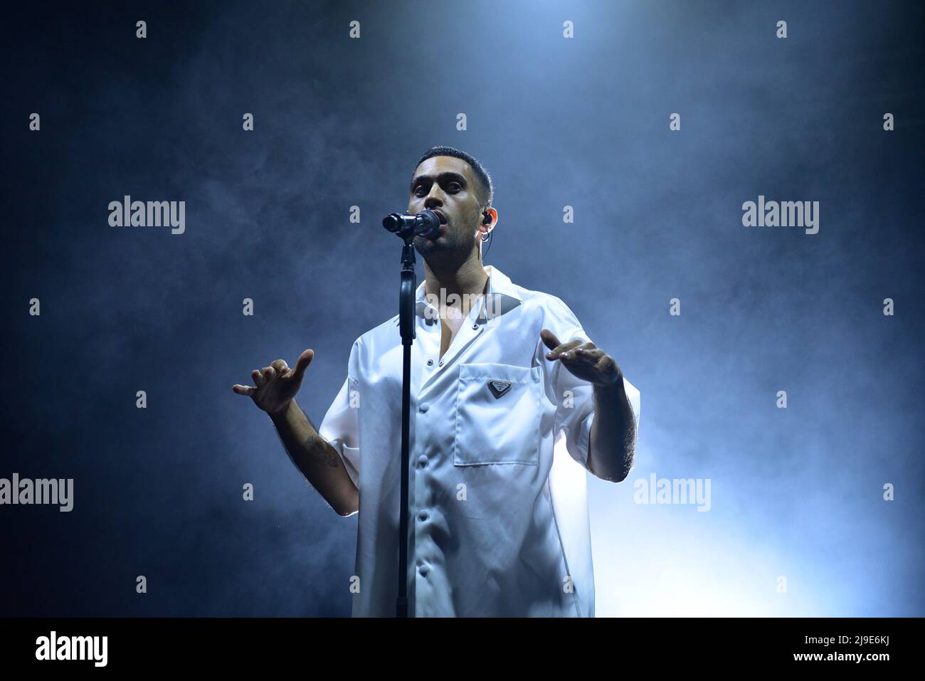 The Italian singer and lyricist Alessandro Mahmoud, known as Mahmood ...