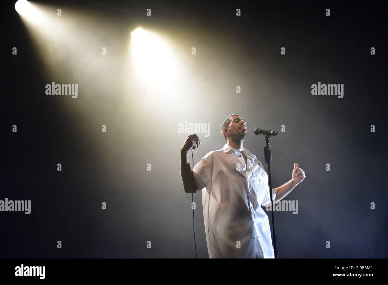 The Italian singer and lyricist Alessandro Mahmoud, known as Mahmood ...