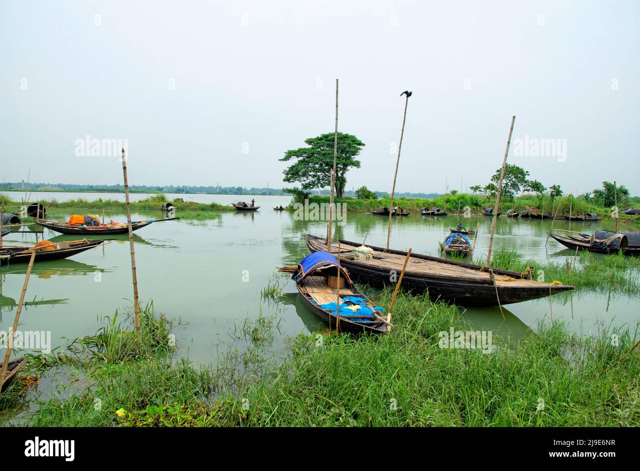 These pictures are taken in a village of West Bengal, India where river ...