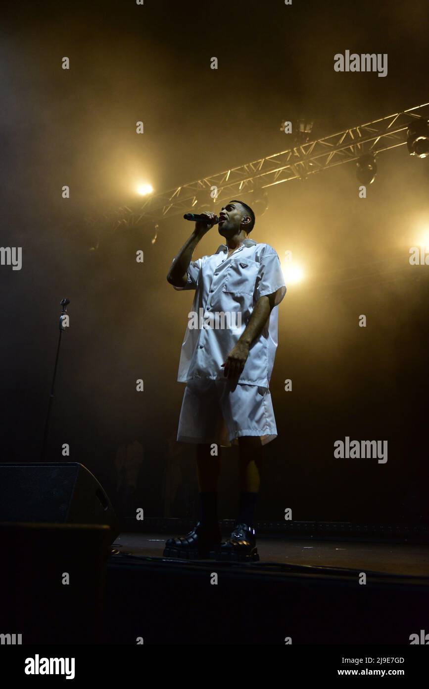 May 22, 2022, Napoli, Italy: The Italian singer and lyricist Alessandro ...