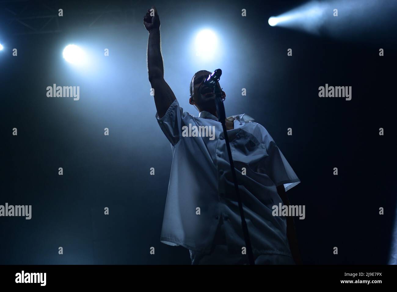 May 22, 2022, Napoli, Italy: The Italian singer and lyricist Alessandro ...