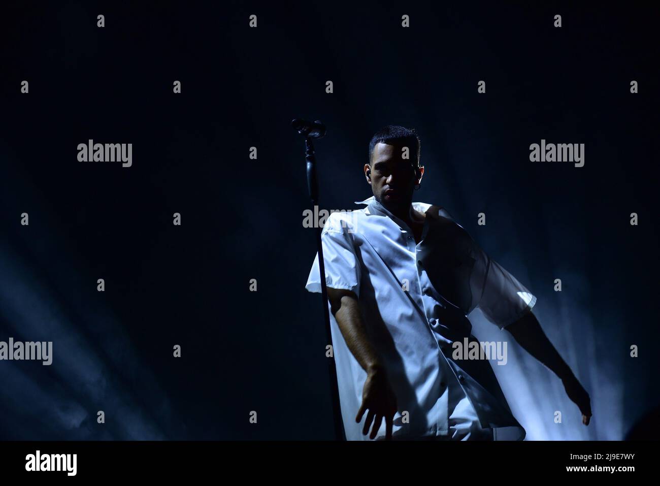 May 22, 2022, Napoli, Italy: The Italian singer and lyricist Alessandro ...