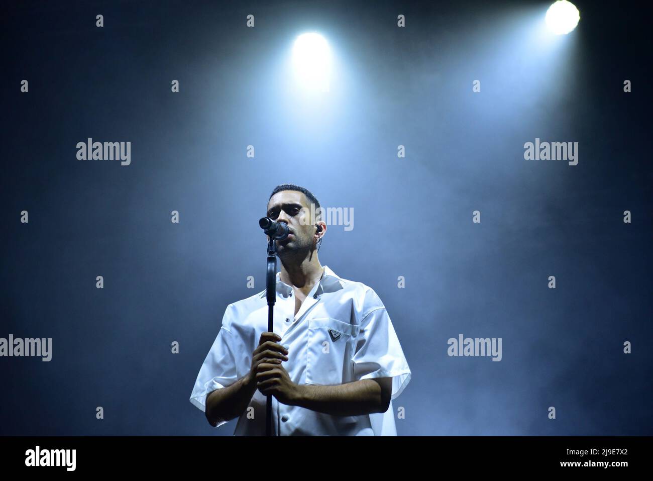 May 22, 2022, Napoli, Italy: The Italian singer and lyricist Alessandro ...