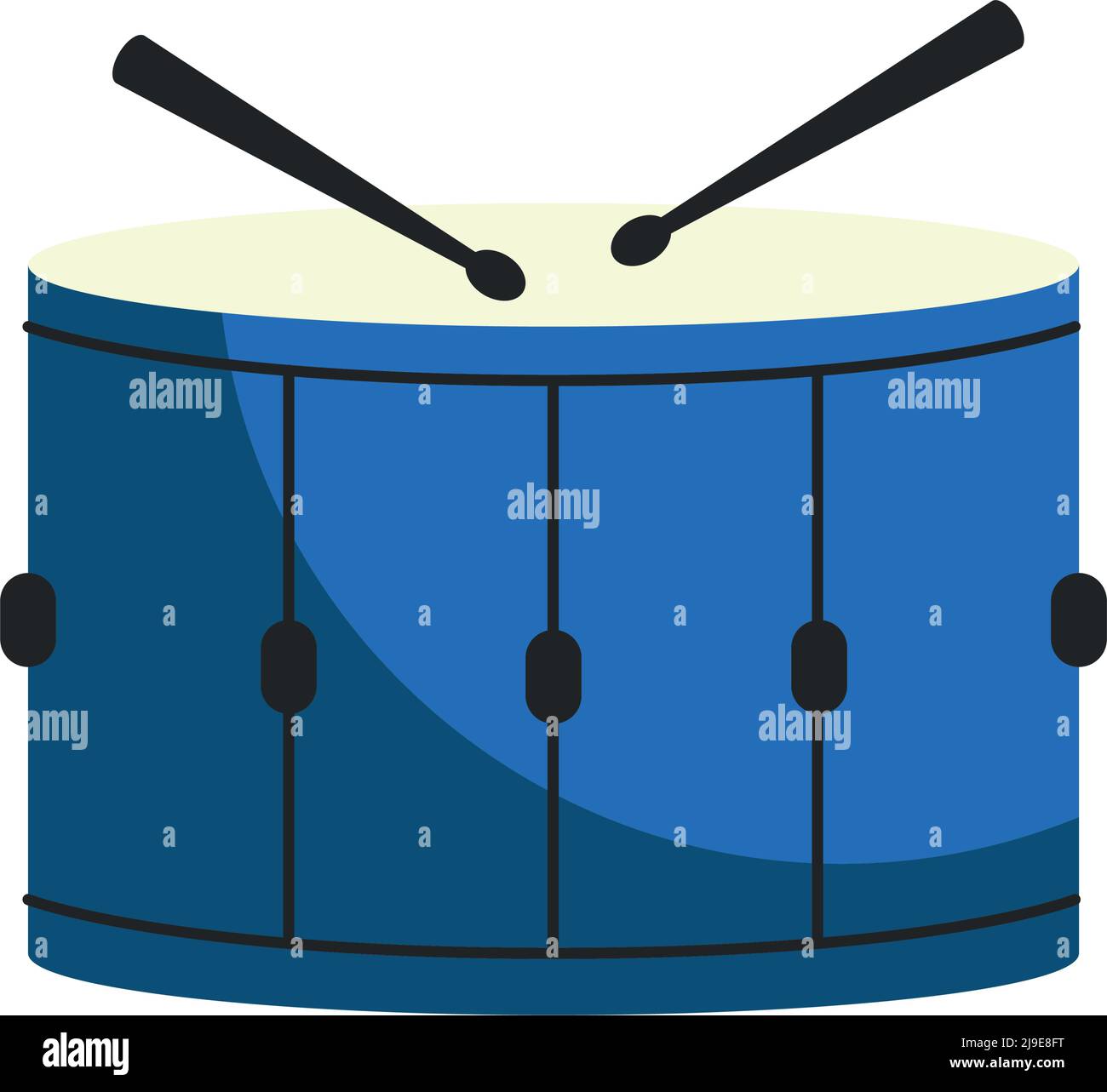 drum musical instrument isolated icon Stock Vector Image & Art - Alamy