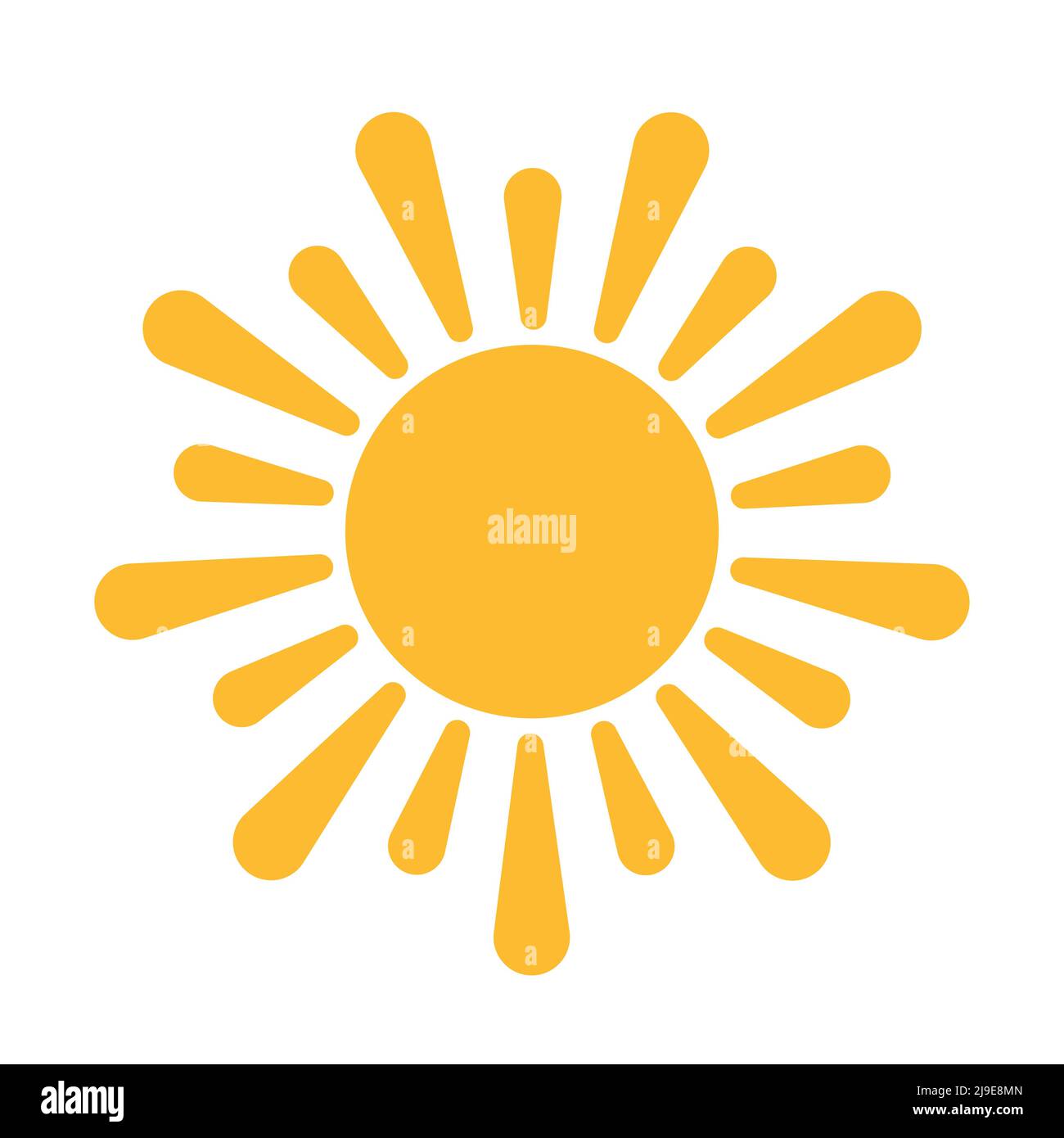 sun icon vector sunset concept for graphic design, logo, website ...