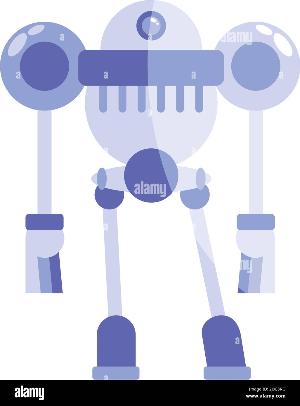 strong purple robot future icon Stock Vector Image & Art - Alamy