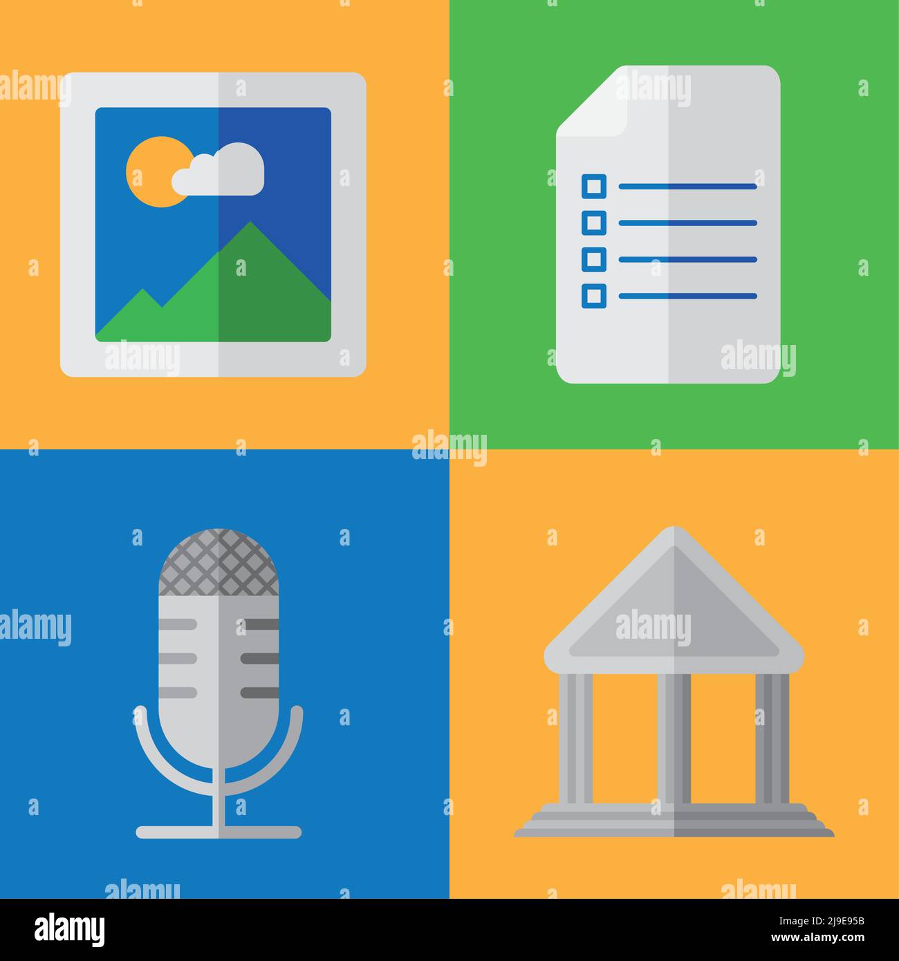 set icons of app menu Stock Vector Image & Art - Alamy