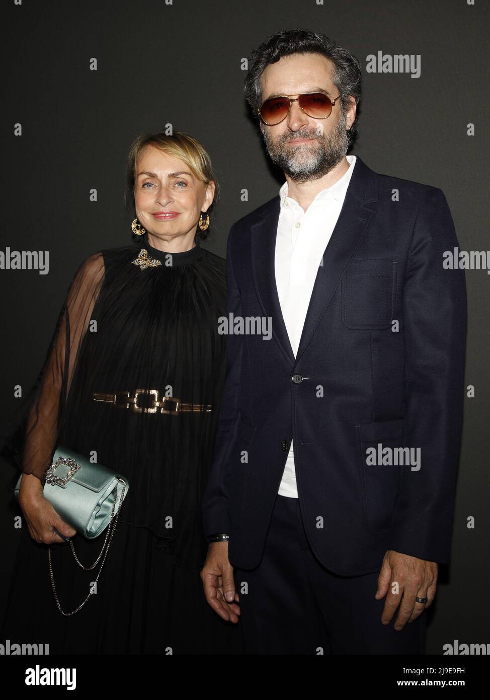 Cannes, France. 22nd May, 2022. Rosalie Varda et Mathieu Demy attends ...