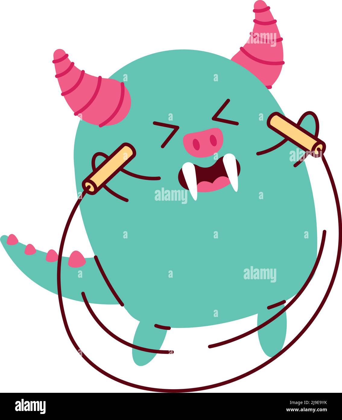 Devil rope Stock Vector Images - Alamy