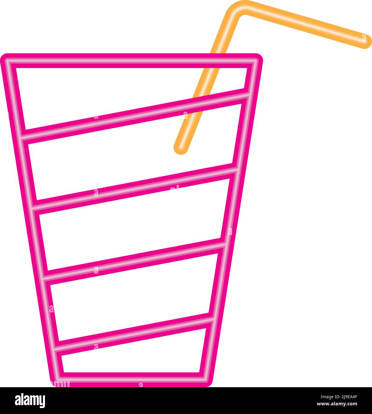 soda neon light style icon Stock Vector Image & Art - Alamy