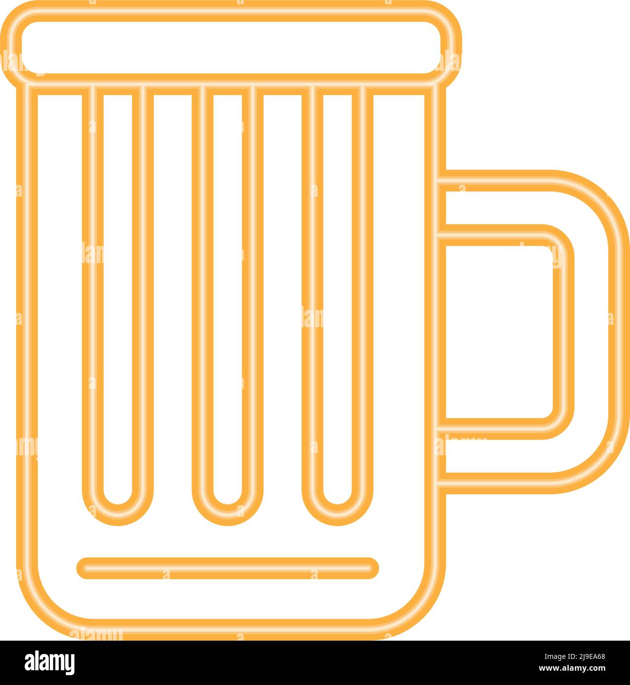 beer neon light style icon Stock Vector Image & Art - Alamy