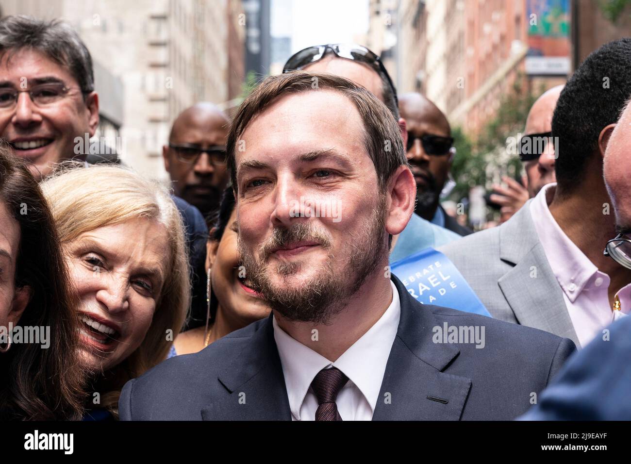 General Counsul of Israel in New York Asaf Zamir marches at Celebrate ...