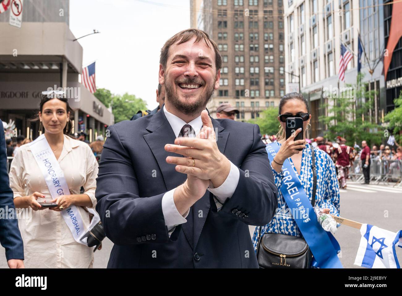 New York, NY - May 22, 2022: General Consul of Israel in New York Asaf ...