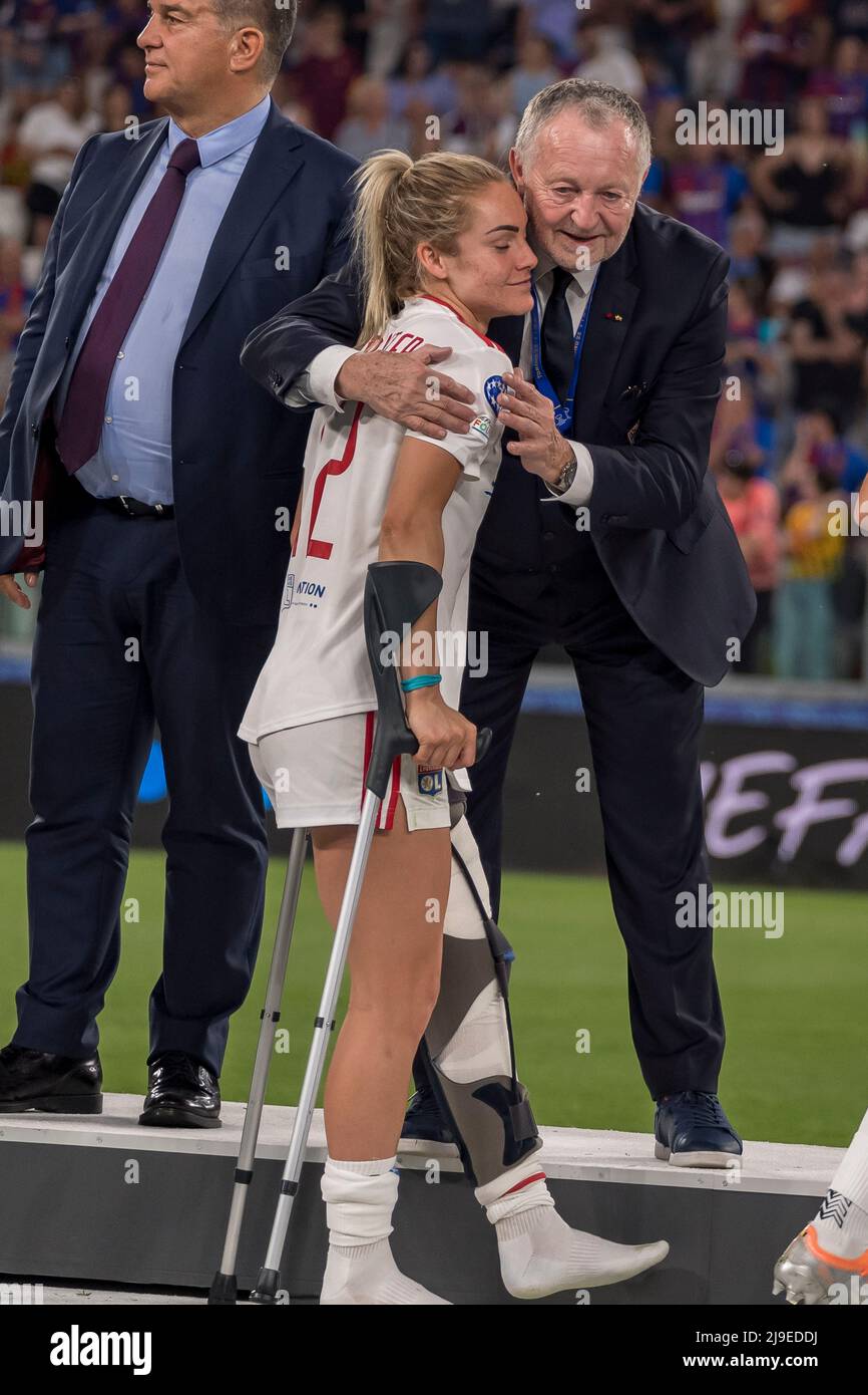 Jean-Michel Aulan President (Olympique Lyonnais) Ellie Carpenter ...