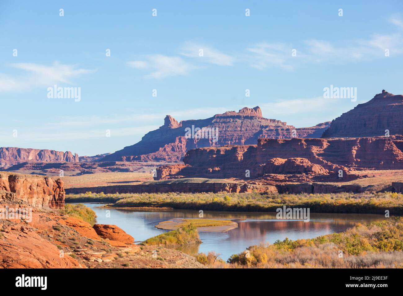 Canyon of the Colorado river in Utah, USA Stock Photo - Alamy