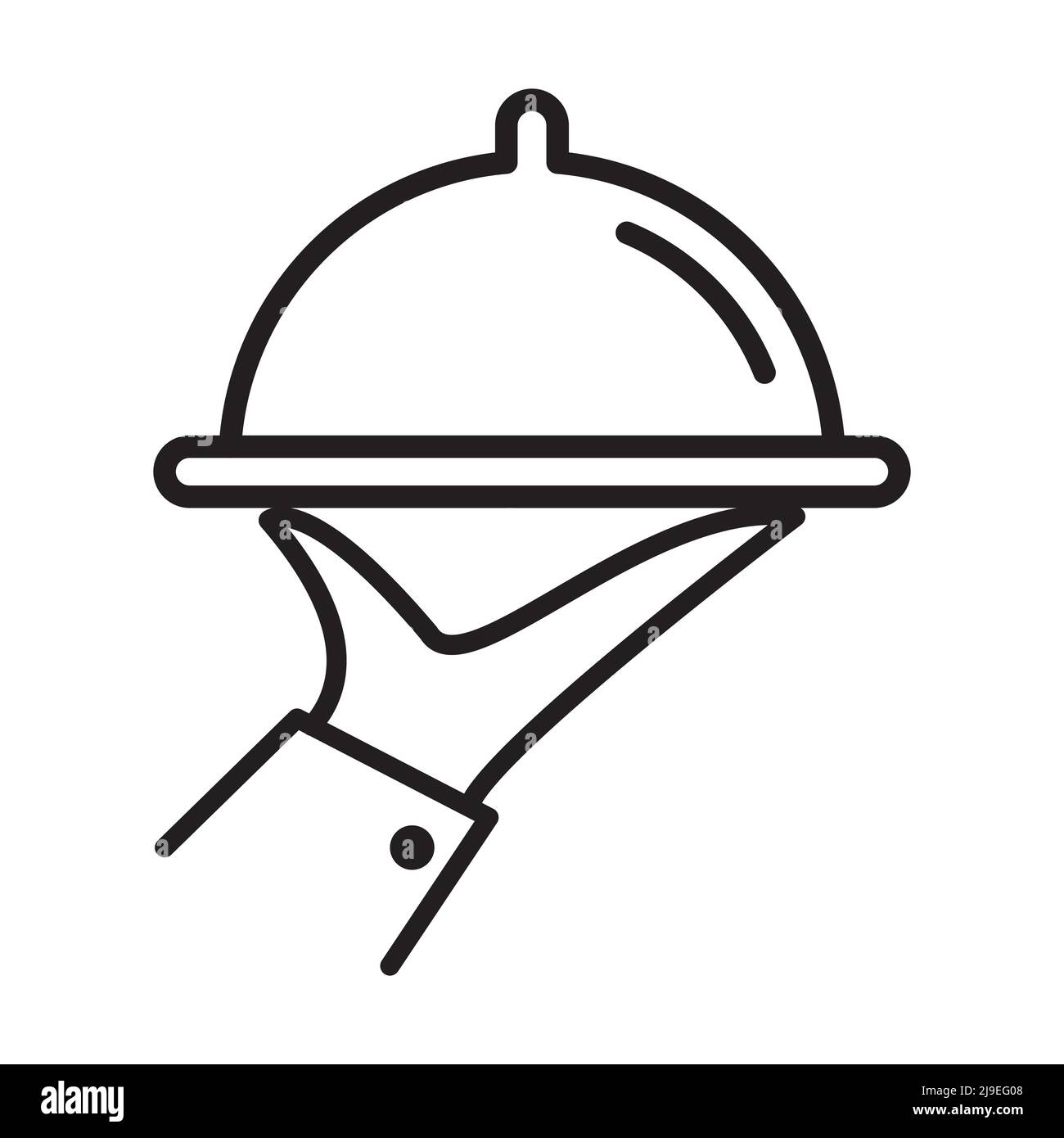 Tray food icon vector for graphic design, logo, website, social media ...