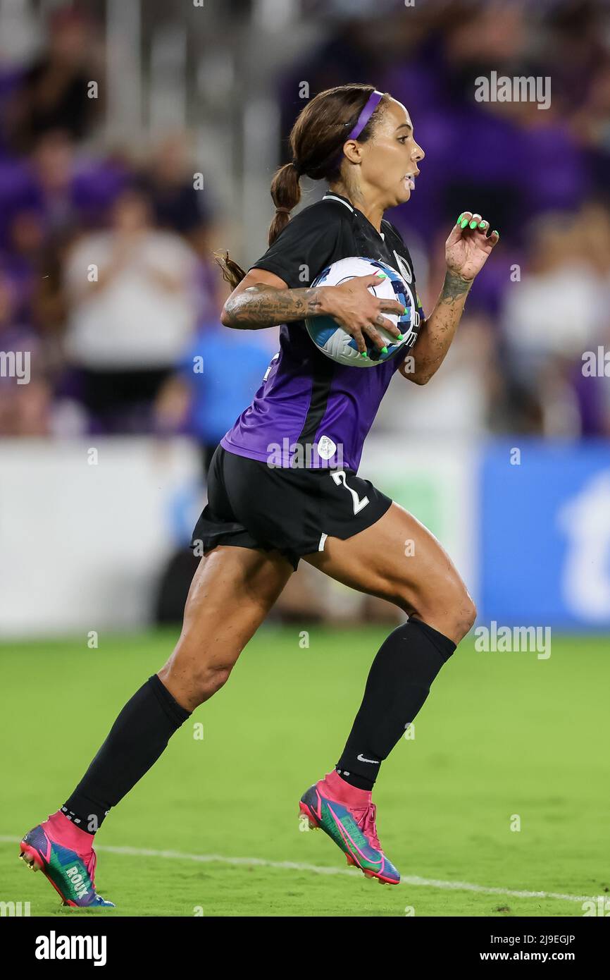May 22, 2022: Orlando Pride forward SYDNEY LEROUX (2) runs with the ...