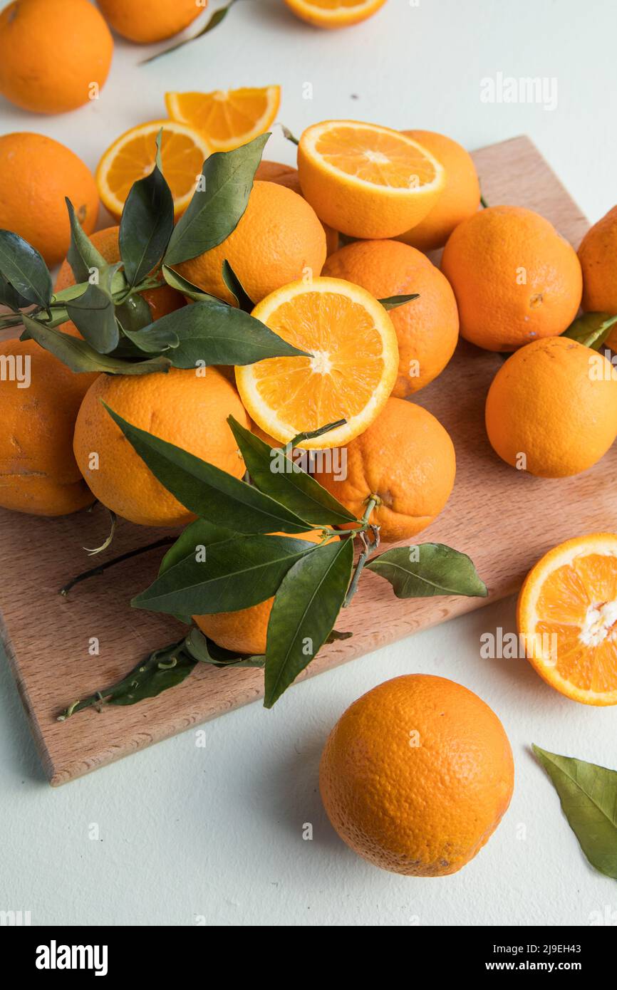 Healthy fruits, orange fruits background. Slices of citrus fruits ...
