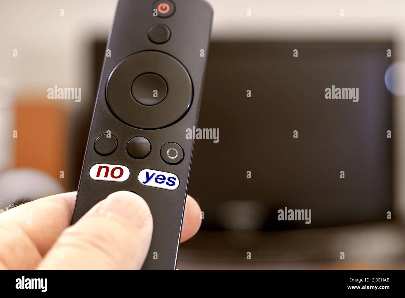 Buttons tv hi-res stock photography and images - Alamy