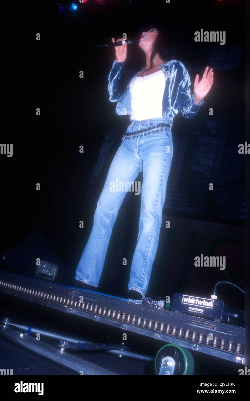 Irvine, California, USA 8th June 1996 Singer Cher performs at Kiss and ...