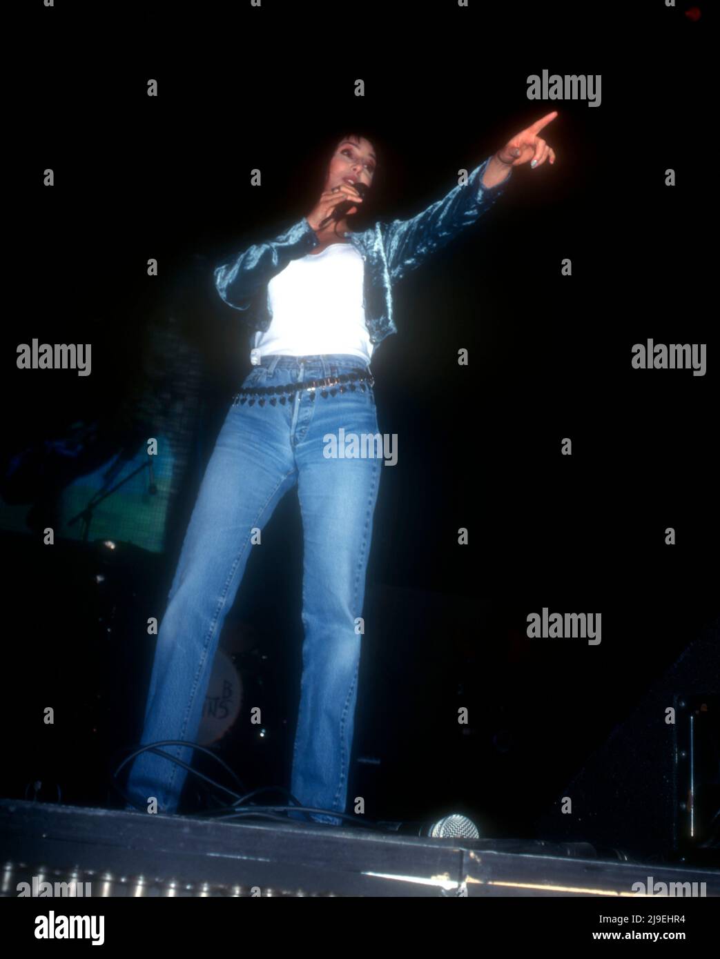 Irvine, California, USA 8th June 1996 Singer Cher performs at Kiss and ...