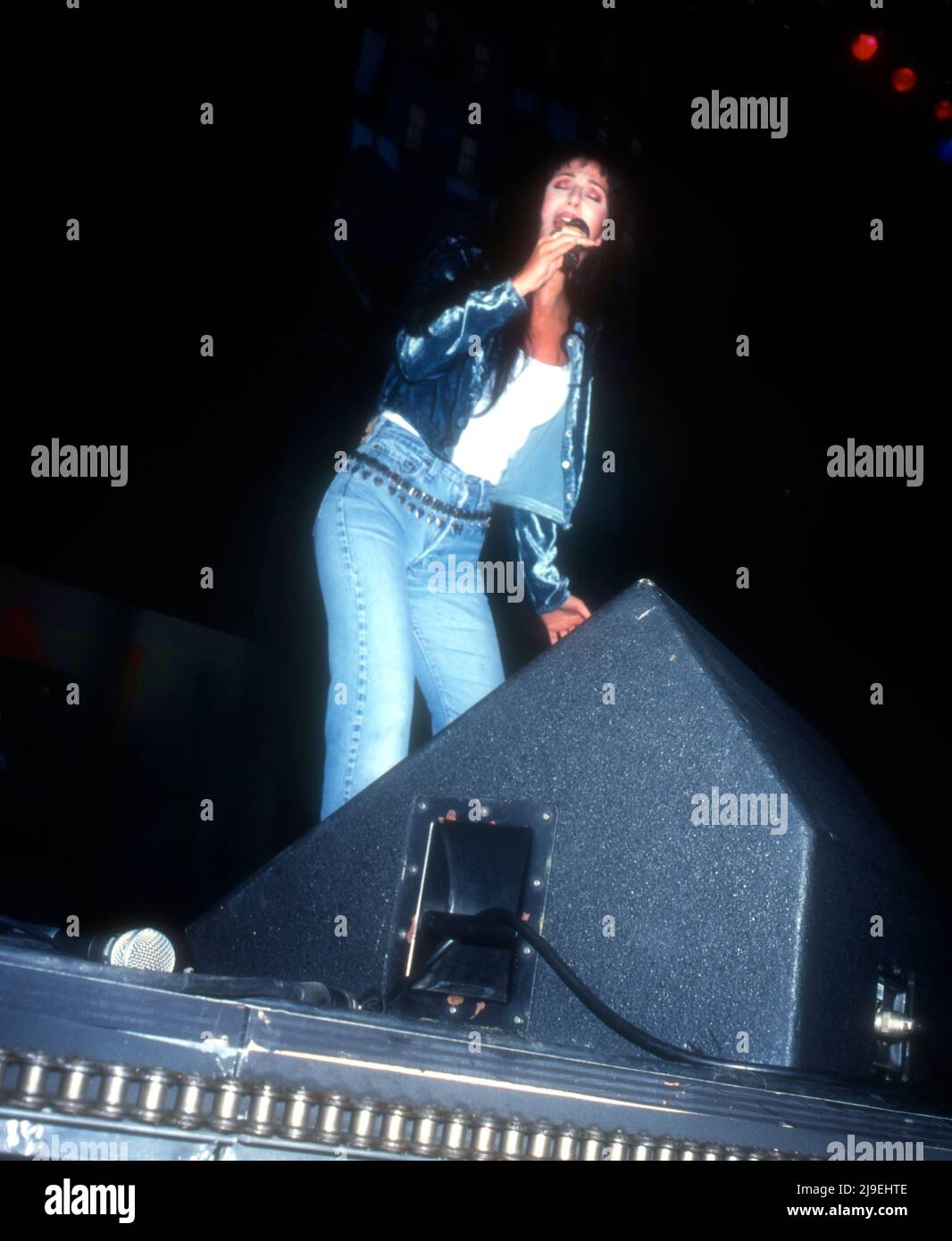 Irvine, California, USA 8th June 1996 Singer Cher performs at Kiss and ...