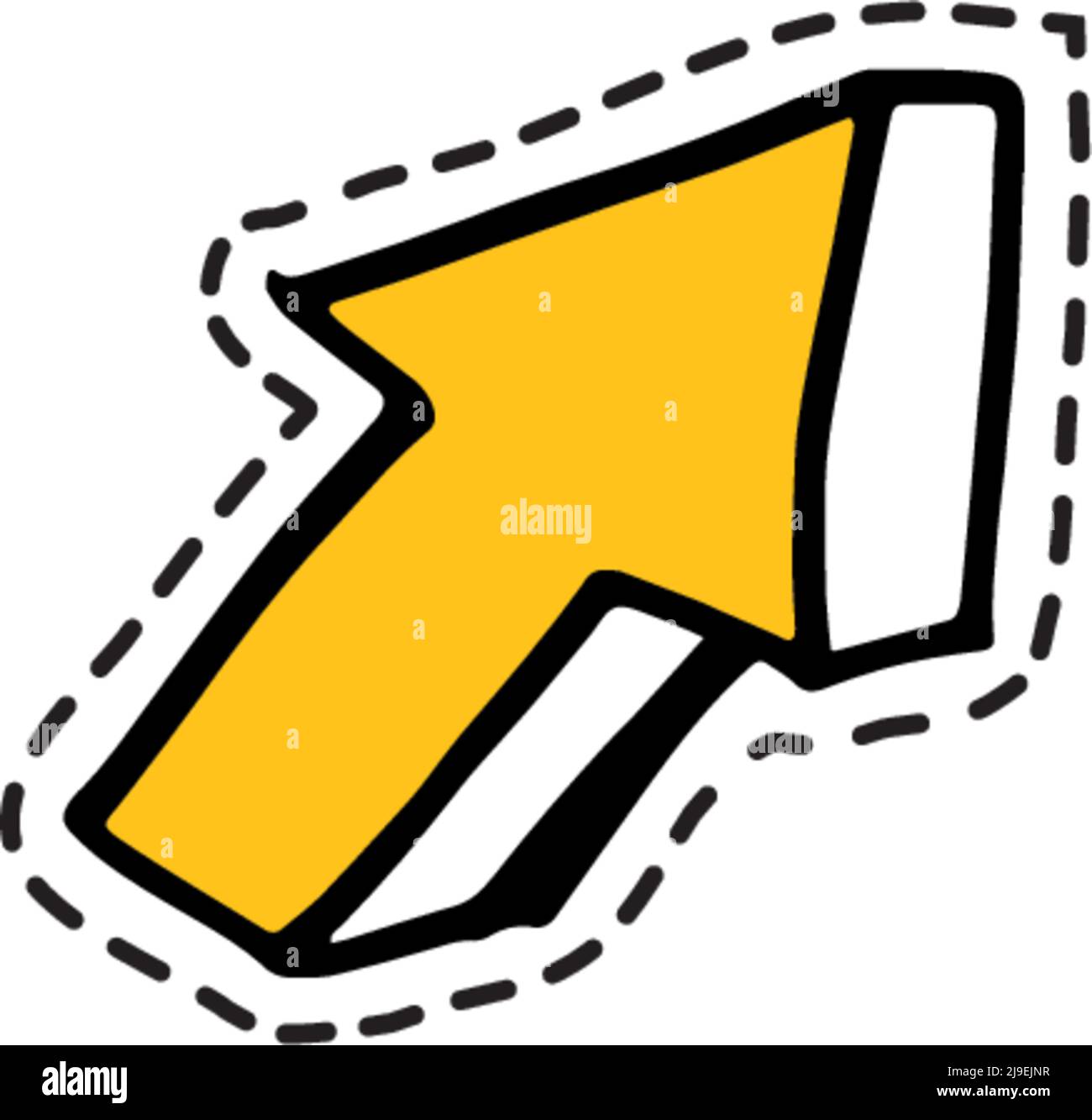 Directional sign arrow pointing up Cut Out Stock Images & Pictures - Alamy